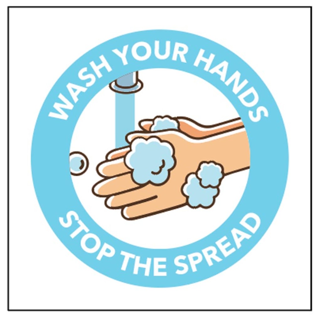 Wash Your Hands - Self Adhesive Sticker