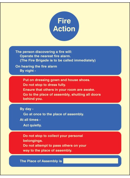 Fire Action- ResIdential Care Homes