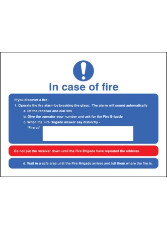 In Case of Fire