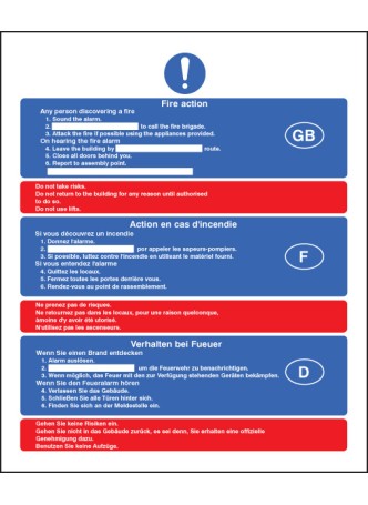 Multi-lingual Fire Action