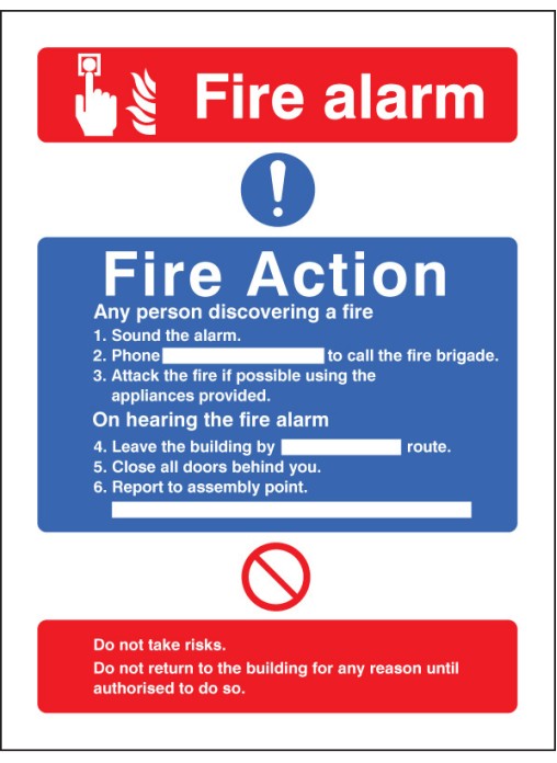 Fire Action / Call Point without Lift