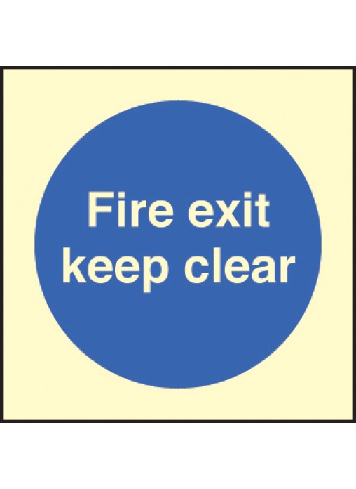 Fire Exit Keep Clear