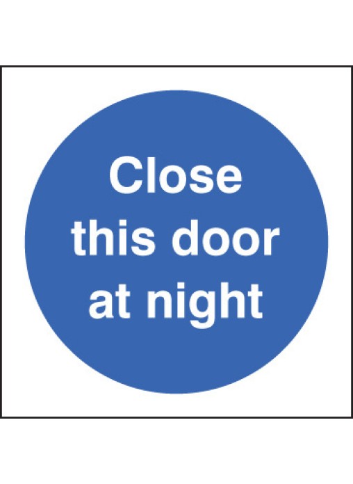 Close this Door At Night