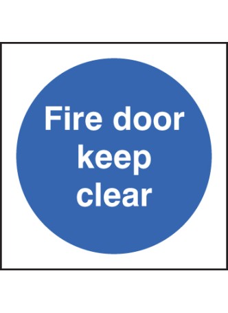 Fire Door Keep Clear
