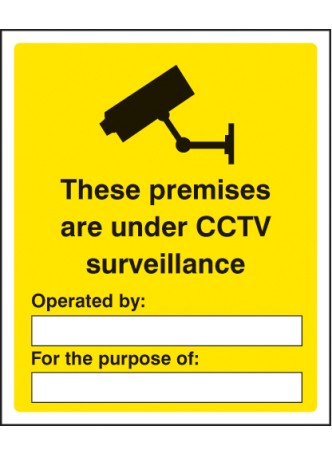 These Premises Are Under CCTV Surveillance