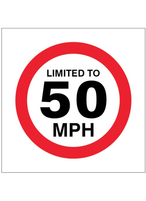 Limited to 50mph