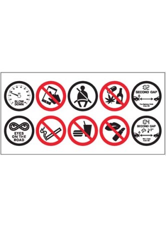 Fatal Five with Distraction Cab Sticker