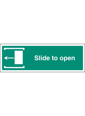 Slide to Open Left