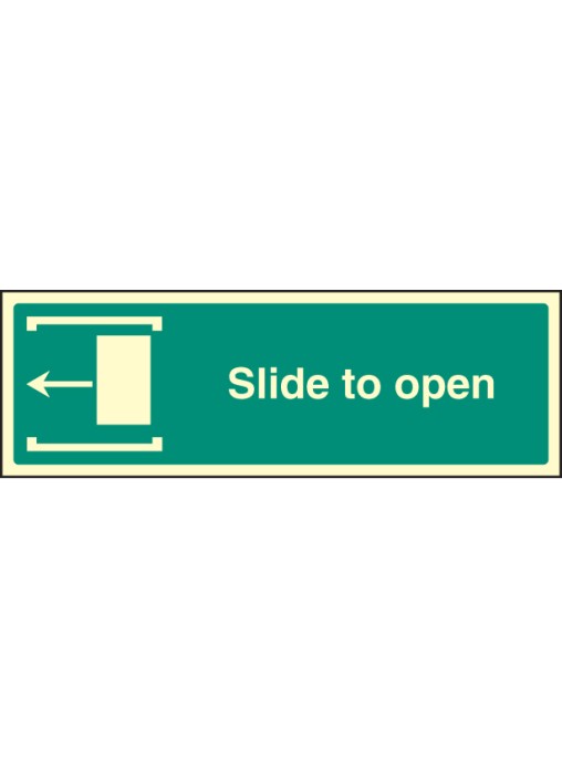 Slide to Open Left