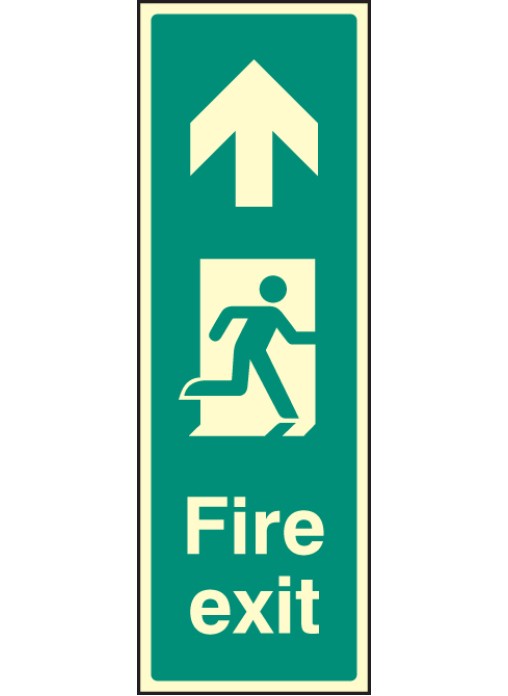 Fire Exit - Up / Straight On (Portrait)