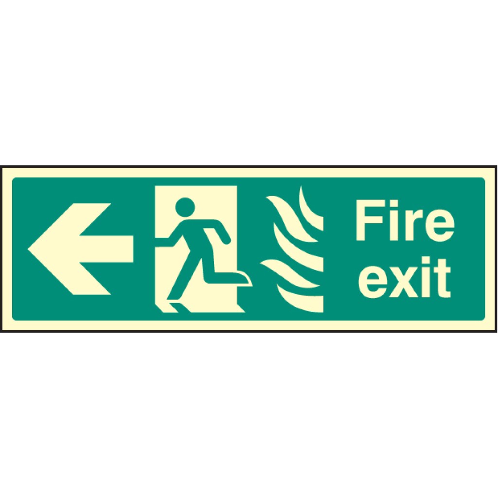 HTM Fire Exit - Arrow Left