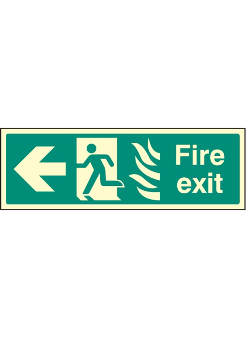 HTM Fire Exit - Arrow Left
