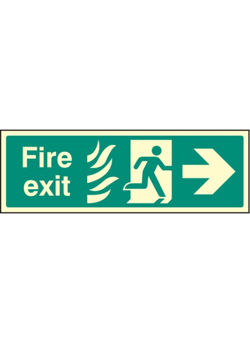 HTM Fire Exit - Arrow Right