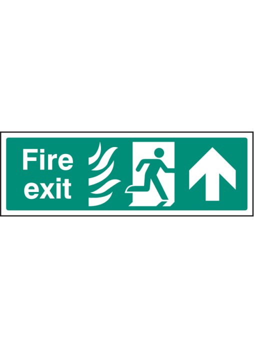 HTM Fire Exit - Arrow Up / Straight On