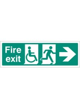 Exit Signs for Disabled
