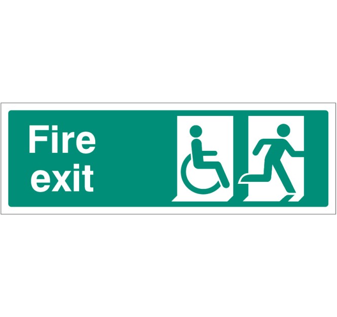 Exit Signs for Disabled