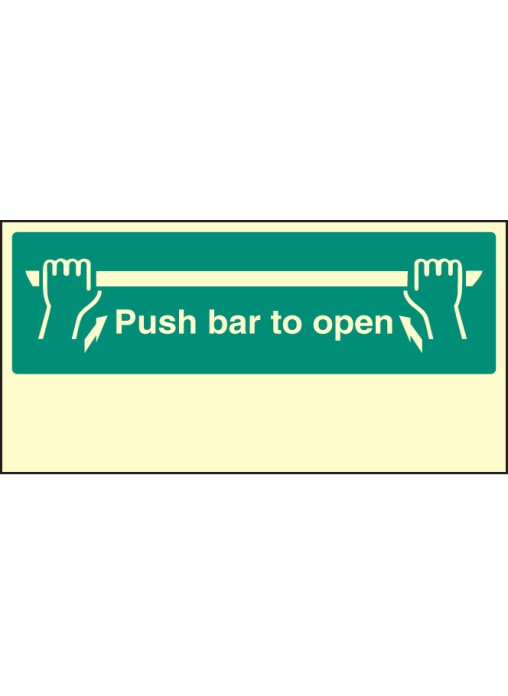 Push Bar to Open
