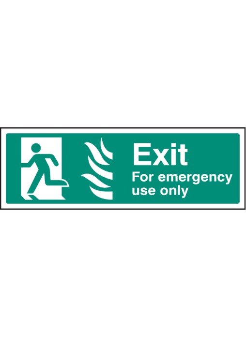 HTM Exit for Emergency Use Only - Left