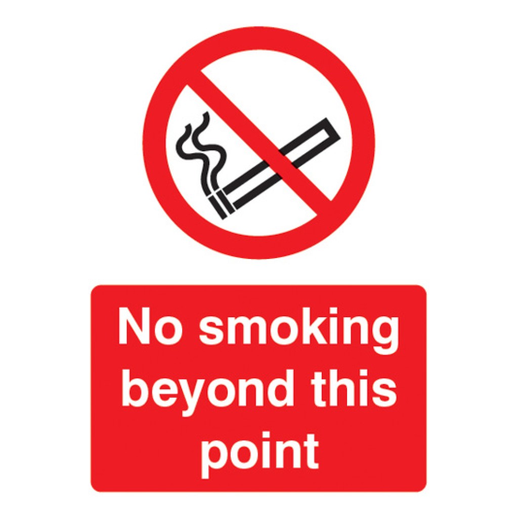 No Smoking Beyond this Point