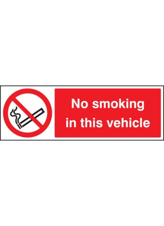 No Smoking in the Vehicle