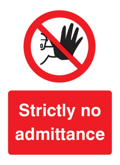 Strictly No Admittance
