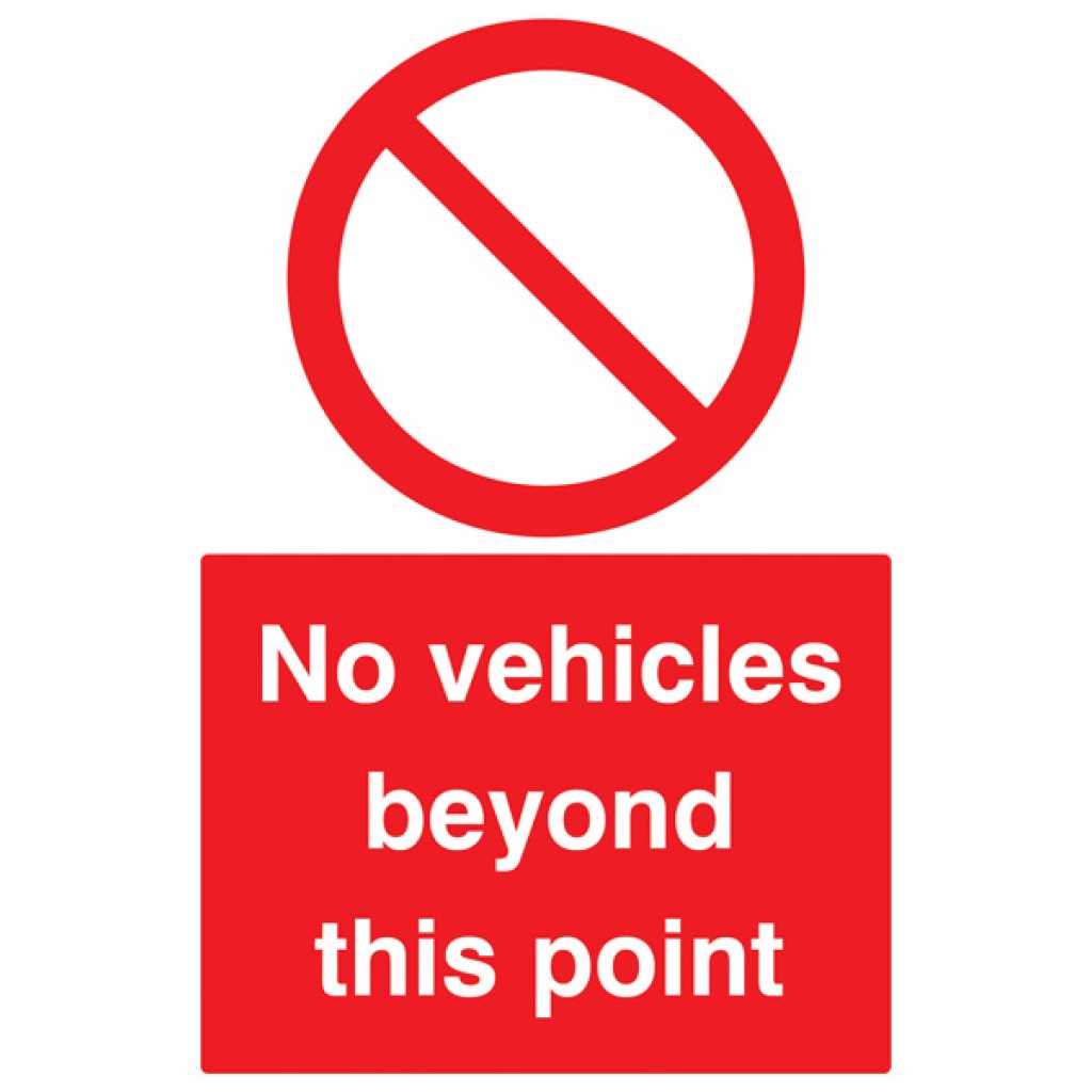 No Vehicles Beyond this Point