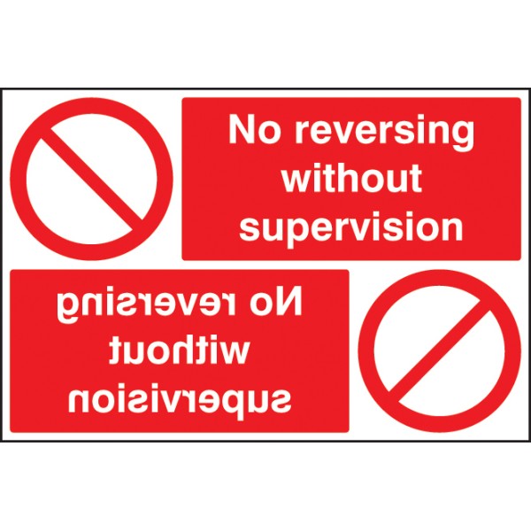 No Reversing without Supervision Reflection Sign