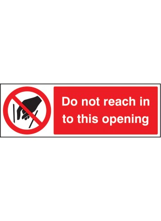 Do Not Reach in to this Opening