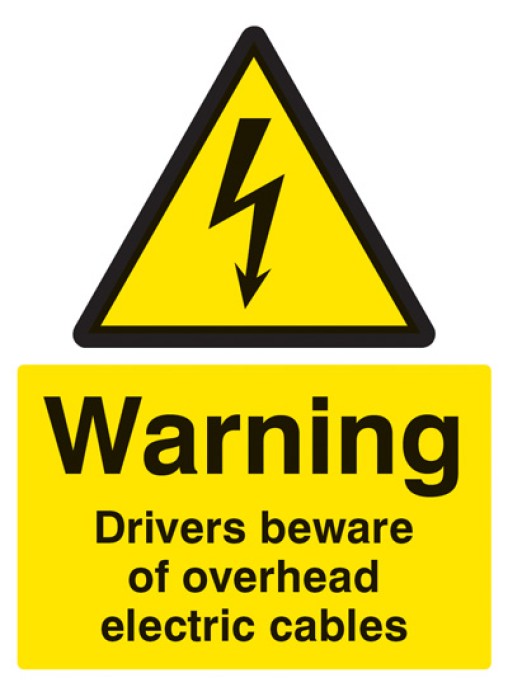 Warning - Drivers Beware Overhead Cables