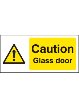 Caution - Glass Door