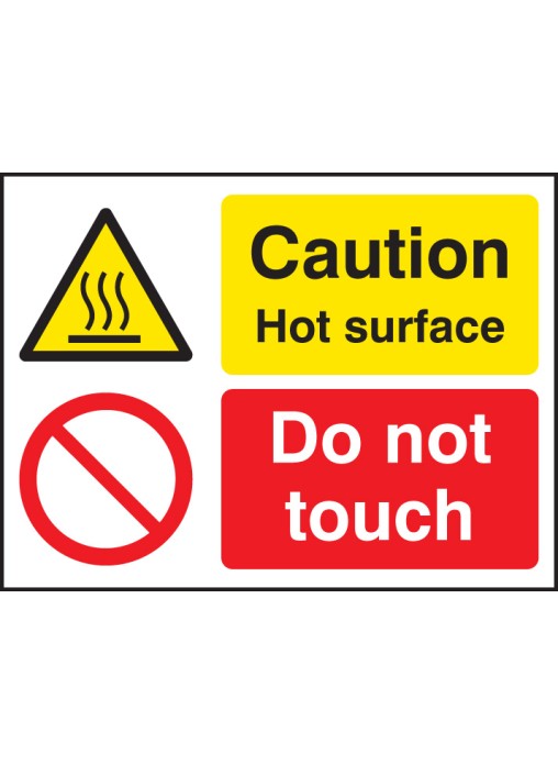 Caution - Hot Surface Do Not Touch