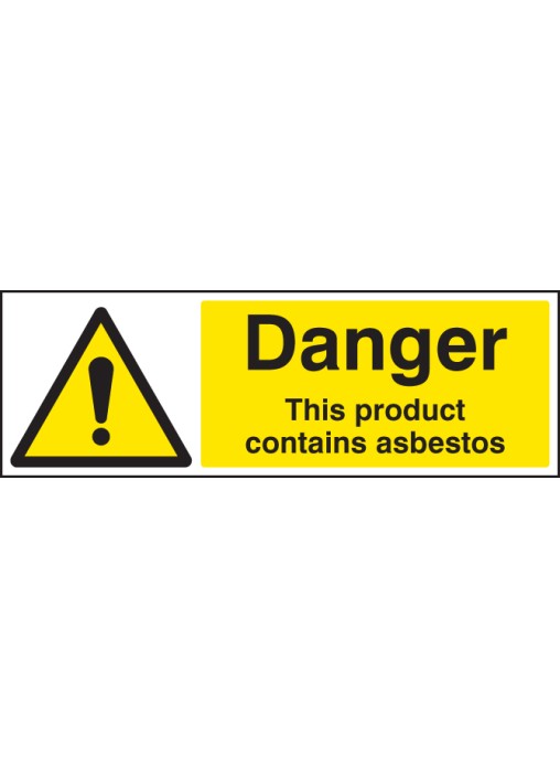 Danger - this Product Contains Asbestos