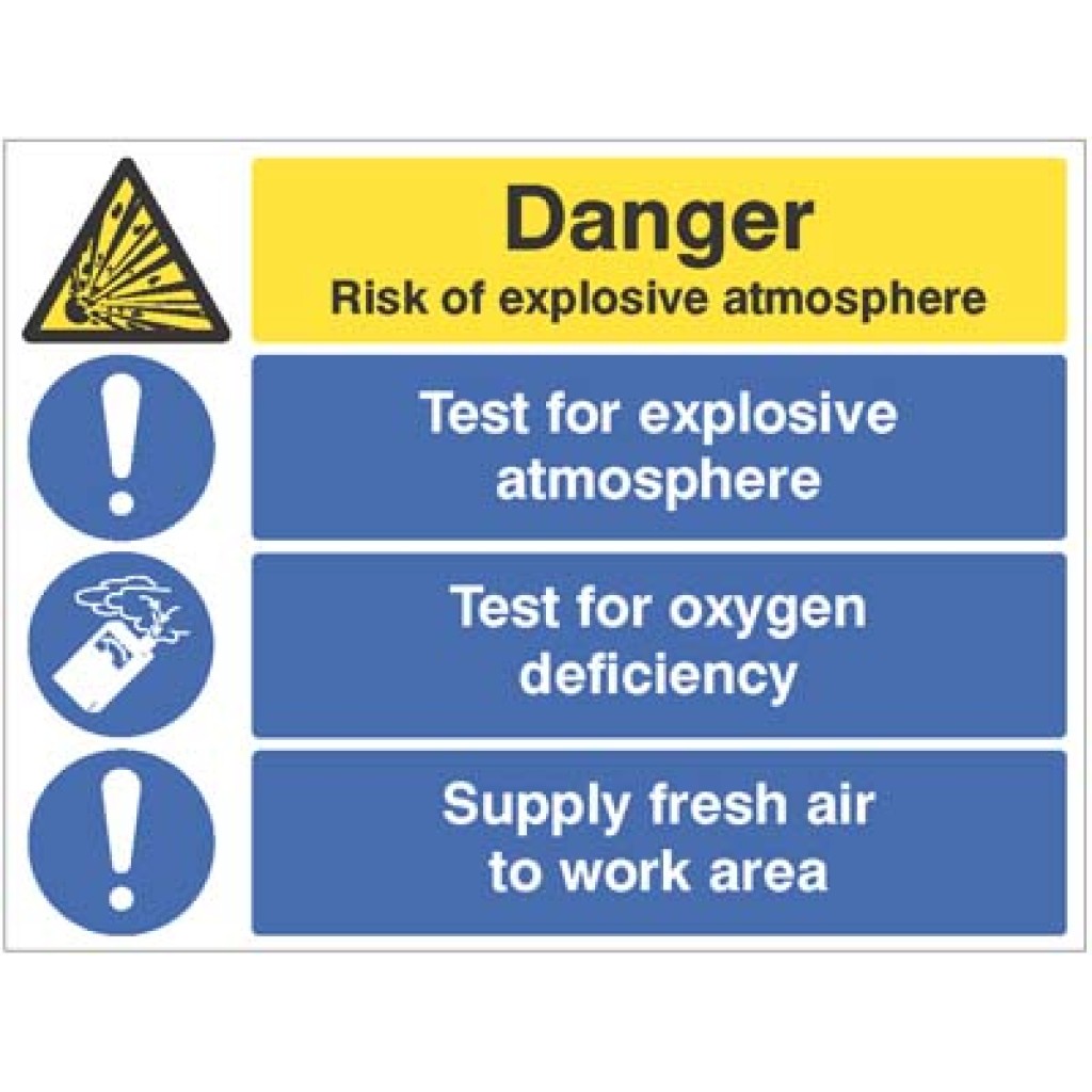 Risk of Explosive Atmosphere - Test for Oxygen Deficiency - Supply ...