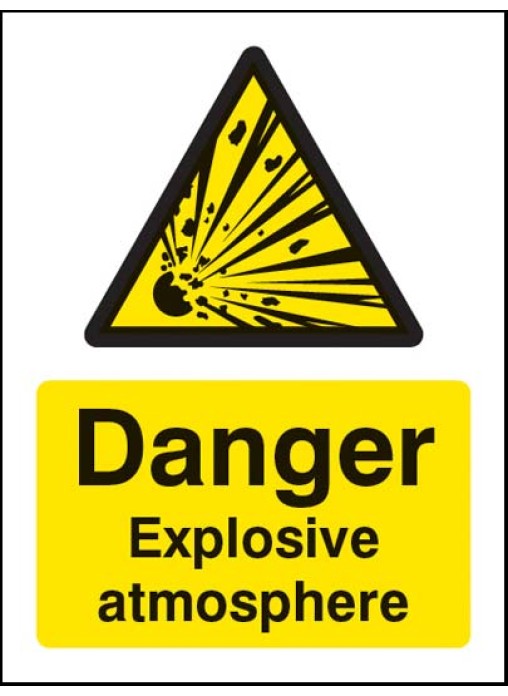 Danger - Explosive Atmosphere BS5499