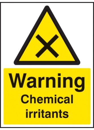 Warning - Chemical Irritants