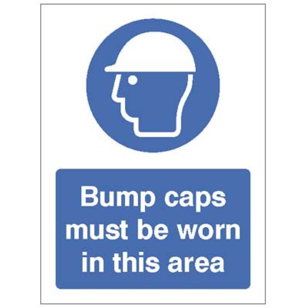 Bump Caps must be Worn in this Area