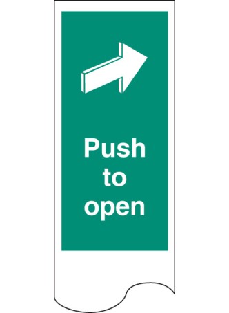 Door Plate - Push to Open