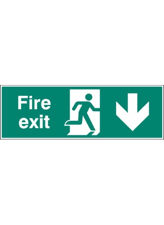 Double Sided Large Fire Exit - Down