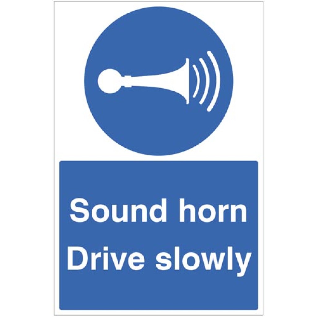 Sound Horn Drive Slowly