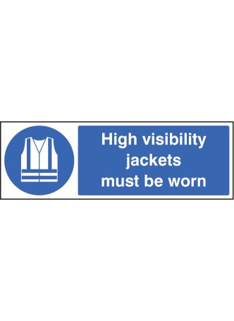 High Visibility Jackets Must be Worn
