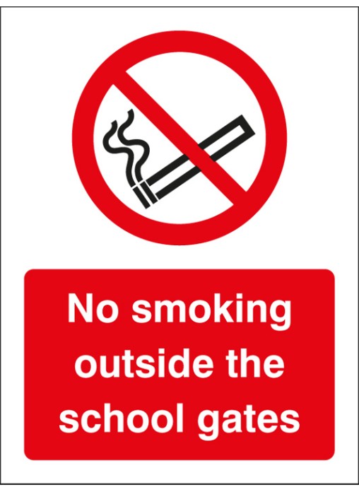 No Smoking Outside the School Gates