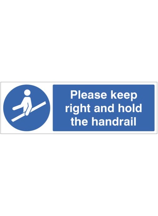 Please Keep Right and Hold the Handrail