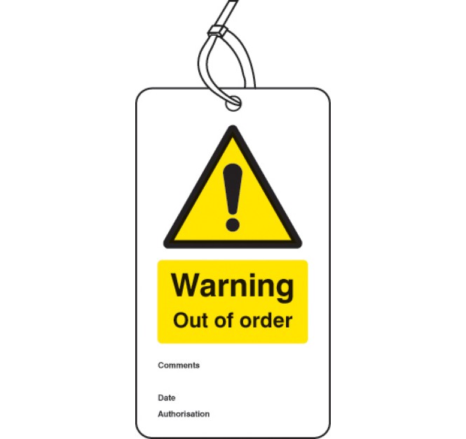 Warning Safety Tags