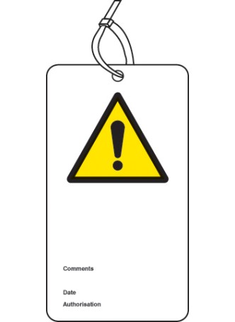 Double Sided Safety Tag (Pack of 10)