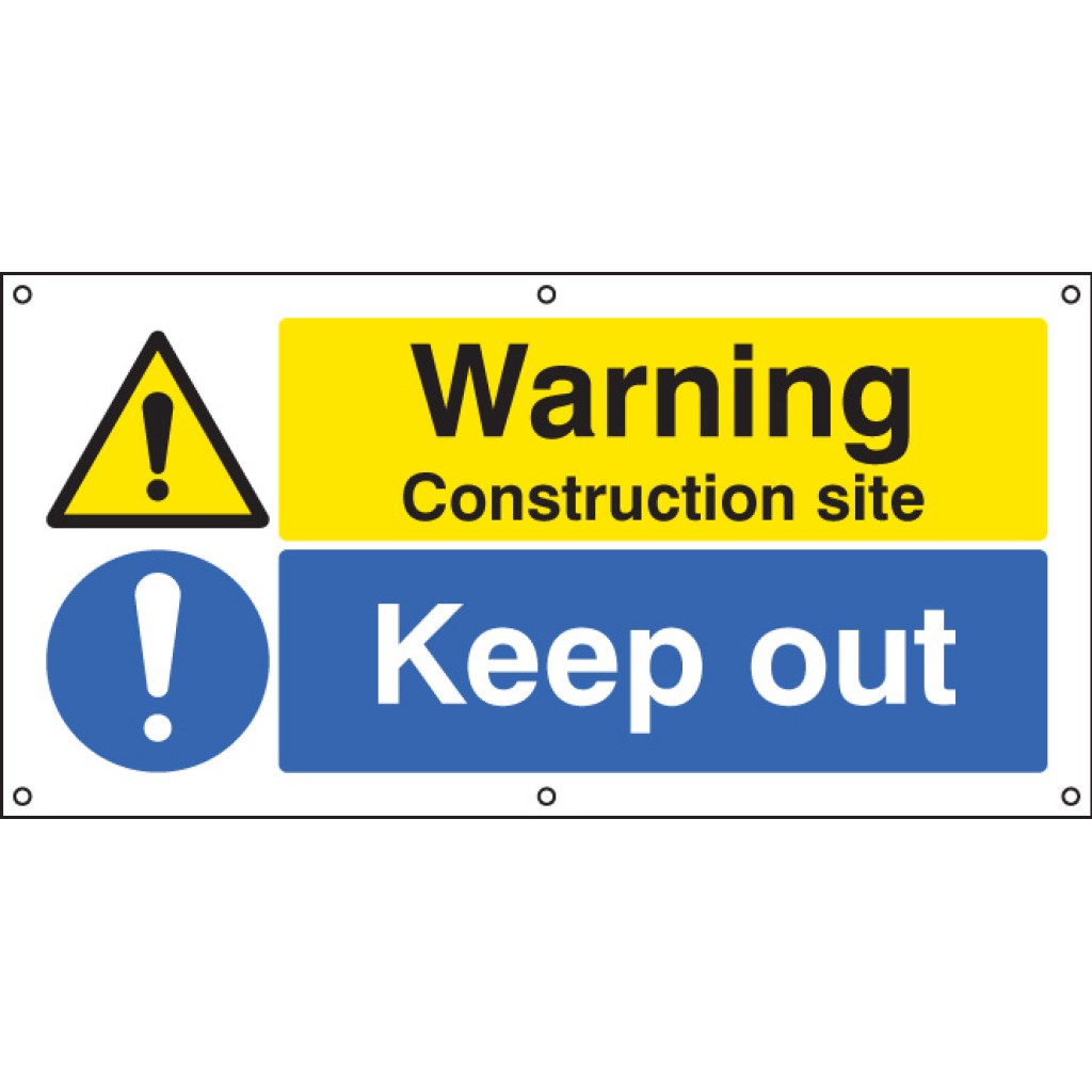 Warning - Construction Site Keep Out