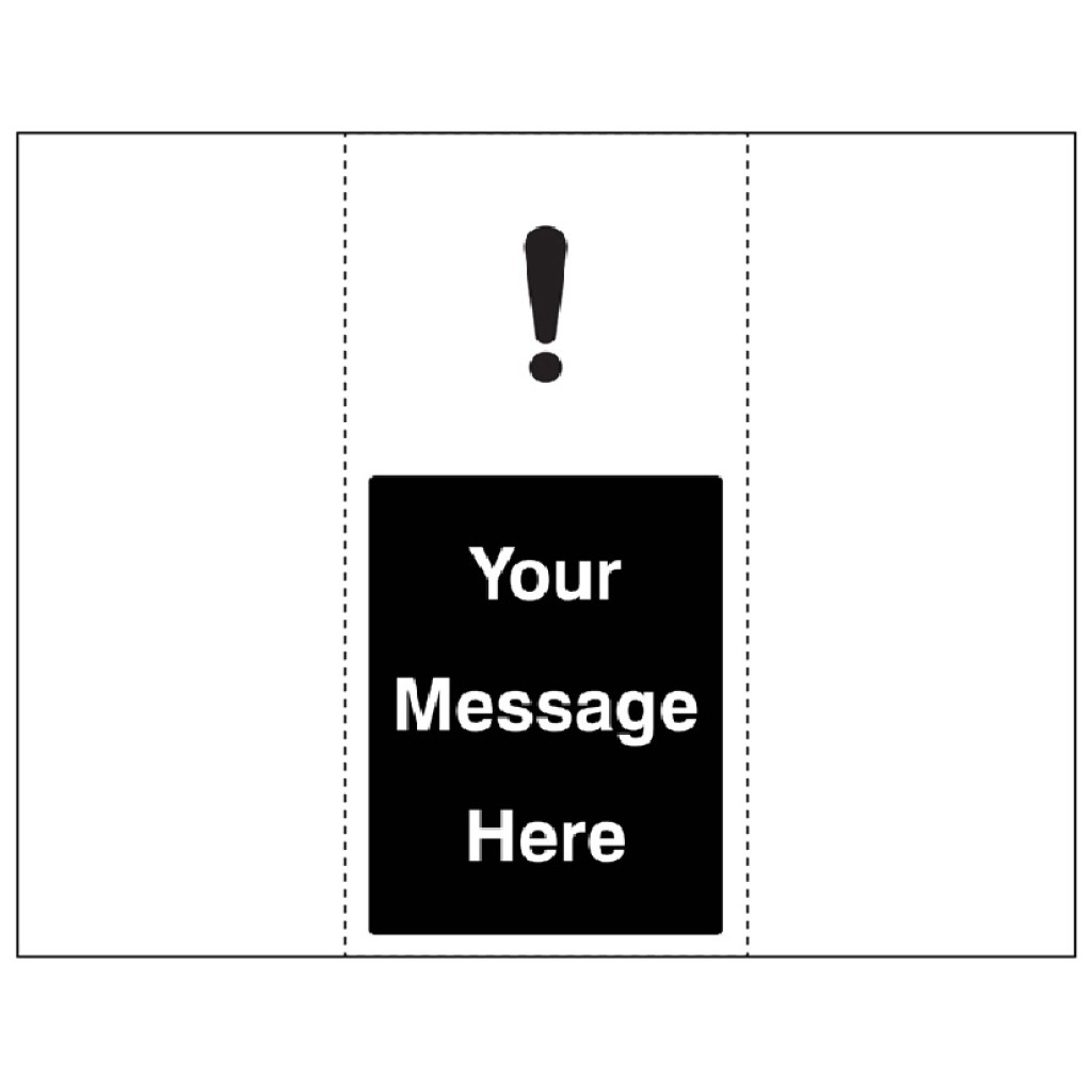 Your Message Here - Cover-Up Sign