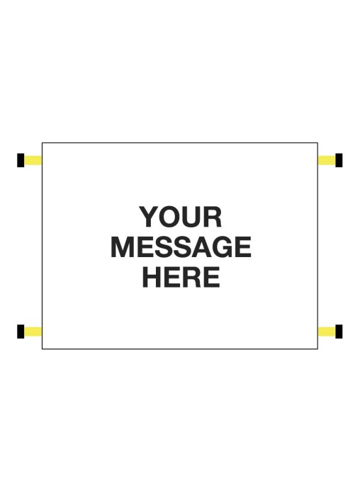 Door Screen Sign - Custom (Your Message)