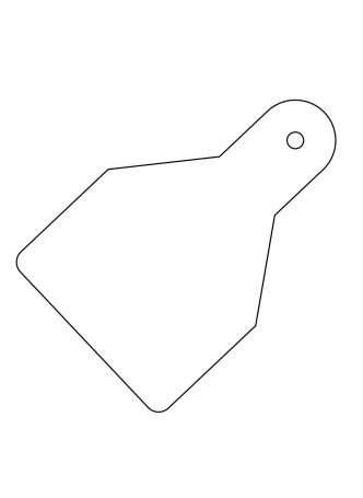 Plain ID Wide Flag Tags