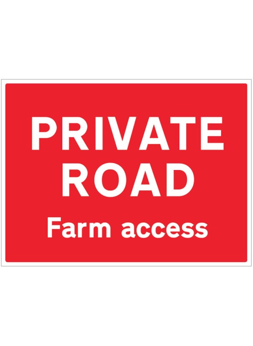 Private Road - Farm Access