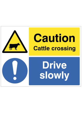 Cattle Crossing - Drive slowly